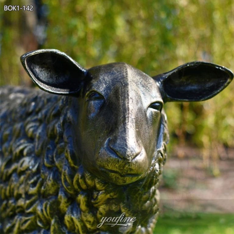 Bronze Life Size Merino Sheep Statue - YouFine Sculpture