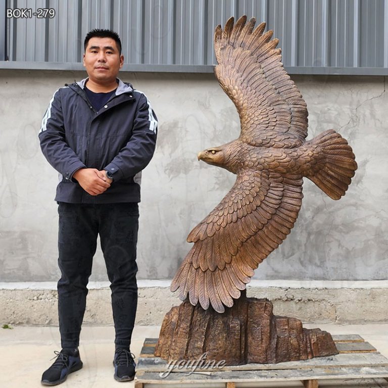 Bronze Life Size Eagle Statue - YouFine Animal Sculpture