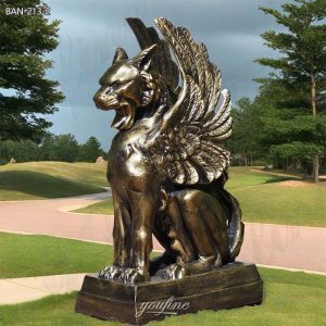 Bronze Outdoor Griffin Statue - YouFine Animal Sculpture