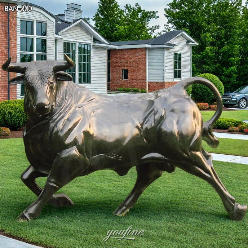 Bronze Taurus Bull Statue