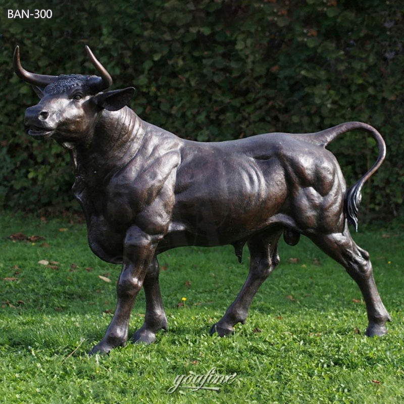 Bronze Taurus Bull Statue