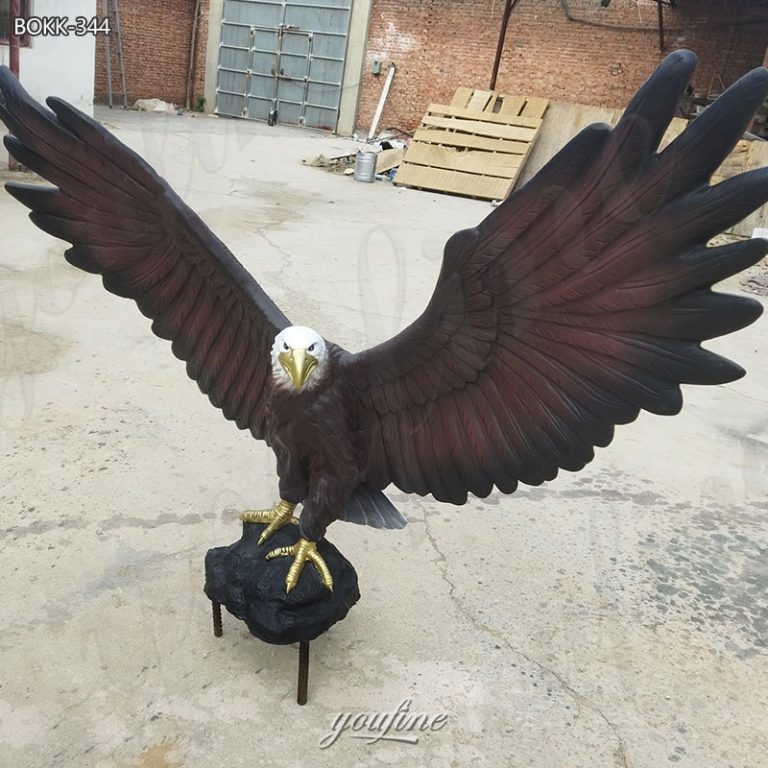 Bronze Life Size Bald Eagle Statue