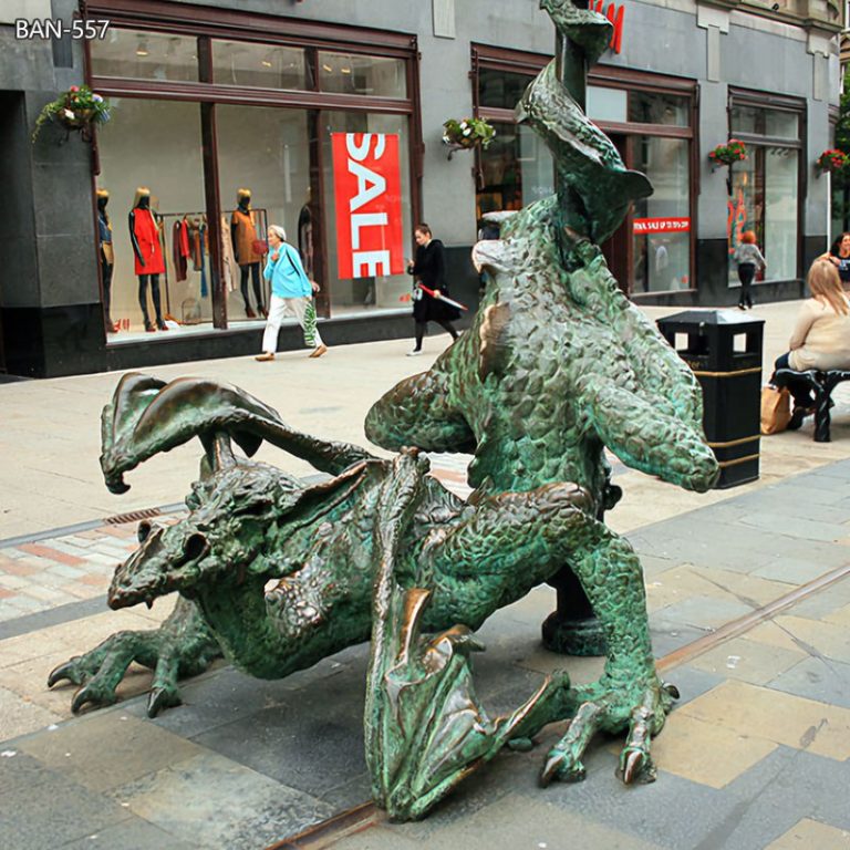 Bronze Dundee Dragon Statue